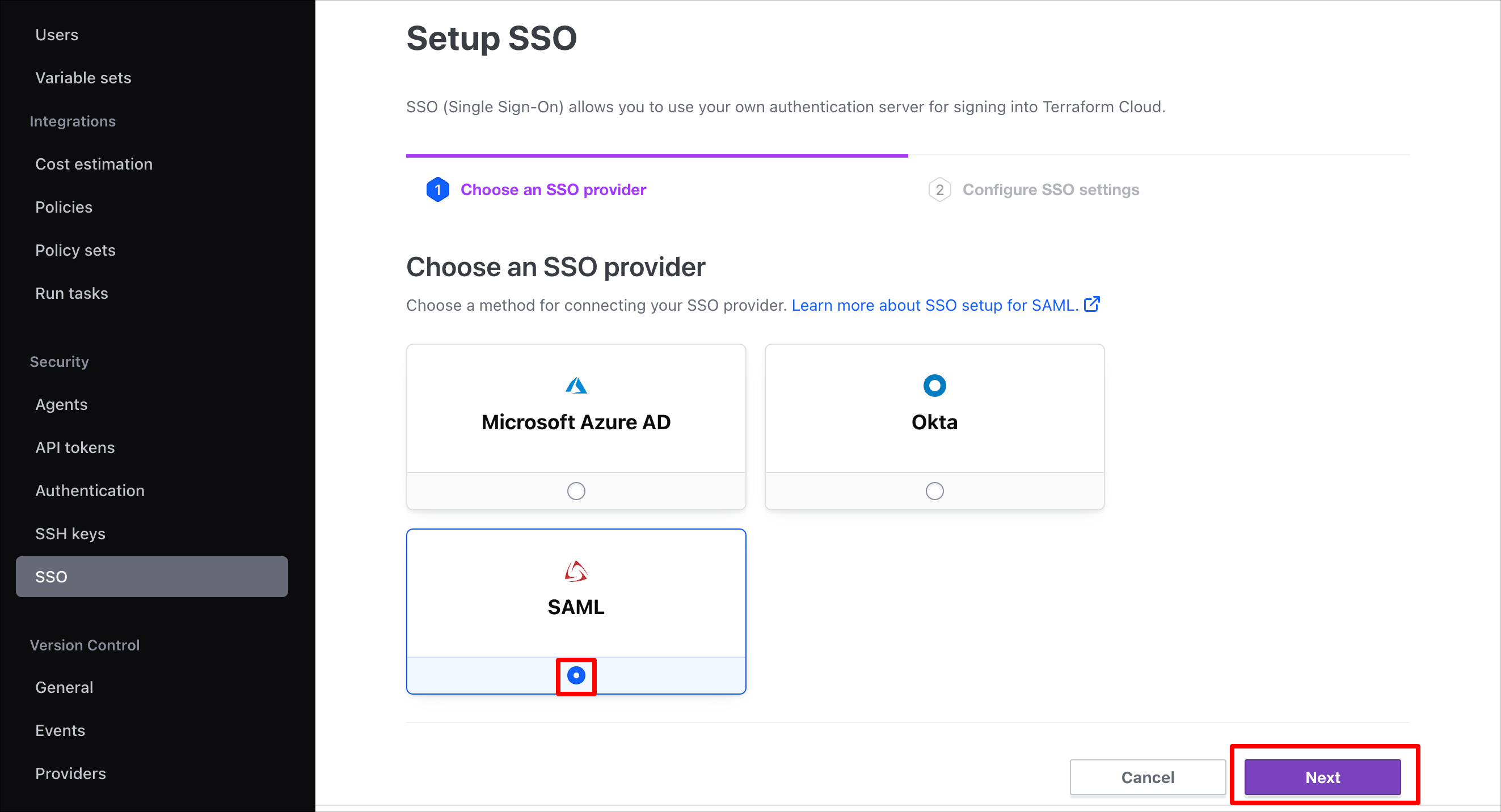 Terraform Cloud のSAML認証の設定方法 – サポート − GMOトラスト・ログイン