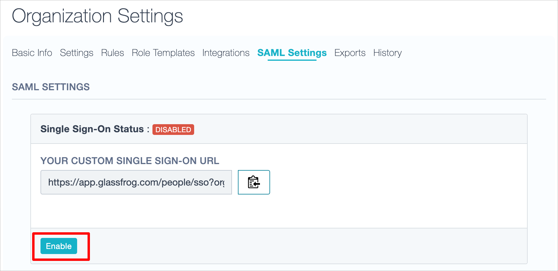 GlassFrog のSAML認証の設定方法 – サポート − GMOトラスト・ログイン